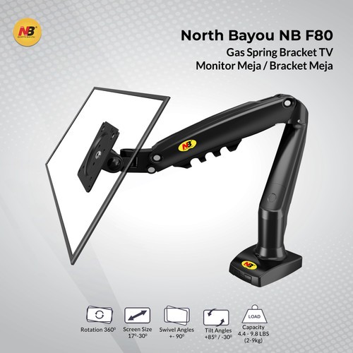 Jual Bracket TV Monitor LED LCD North Bayou NB F80 NBF80 17"-30 ...