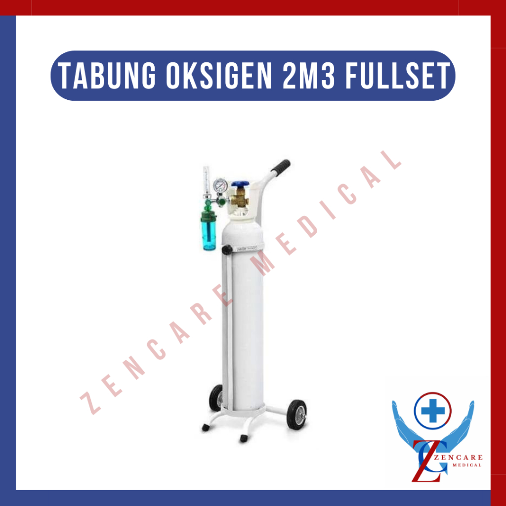 Jual Tabung Oksigen 2M3 ( Full Set Siap Pakai ) / Alat Bantu Pernafasan | Shopee Indonesia
