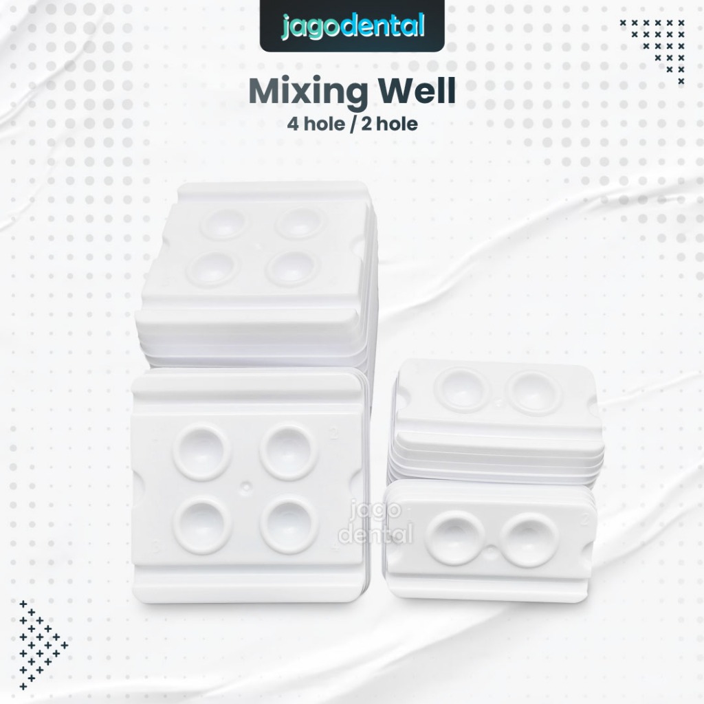 Jual TEMPAT BONDING MIXING WELL CONTAINER TRAY DENTAL DISPOSABLE ...