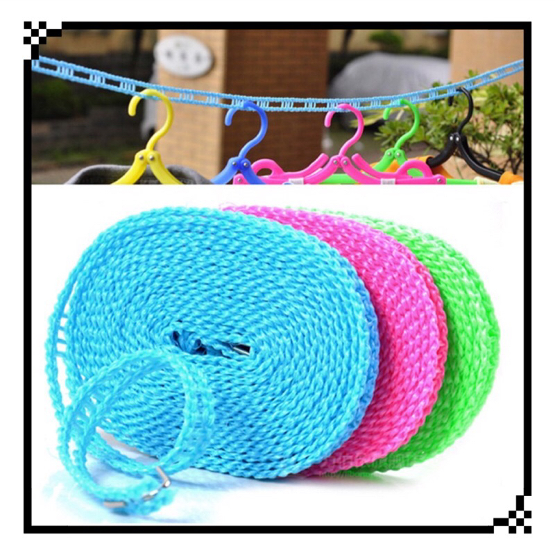 Jual Tali JEMURAN PAKAIAN 5 METER and 3 METER PRAKTIS / TALI GANTUNGAN ...