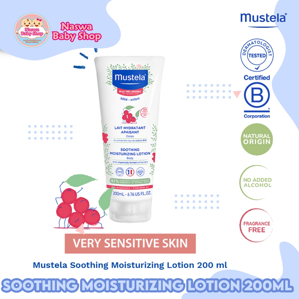 Jual Mustela Very Sensitive Skin Moisturizing Lotion 200ml | Shopee ...
