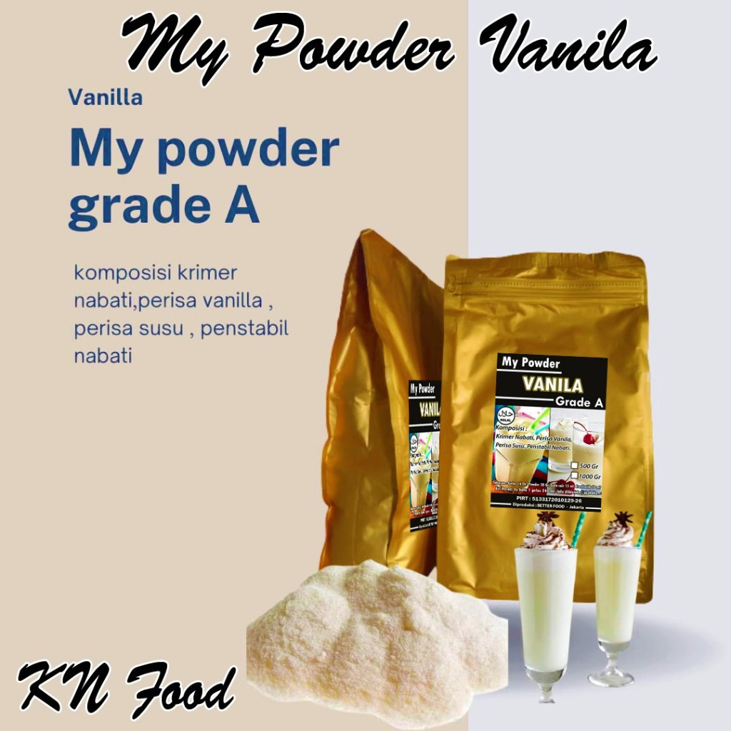 Jual My Powder Rasa Vanilla Grade A 1 Kg | Shopee Indonesia