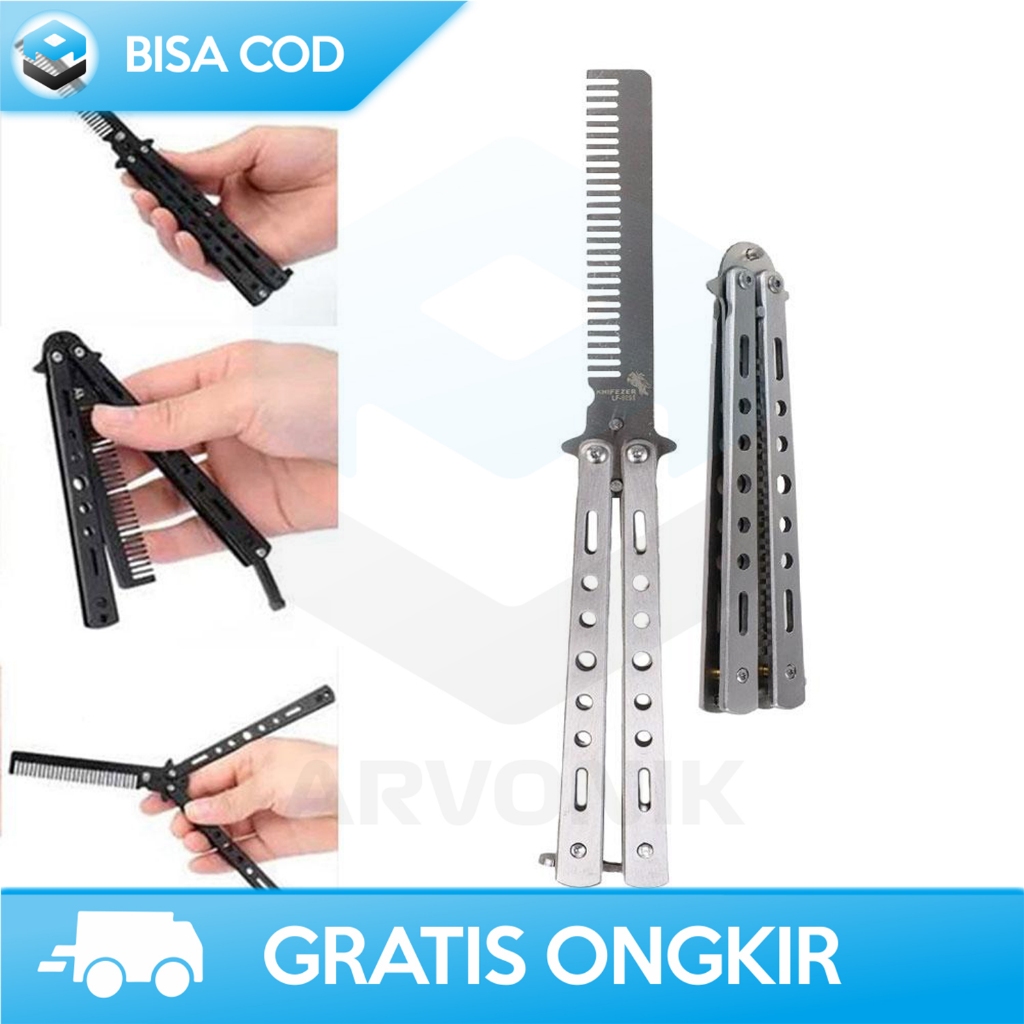 Jual SISIR LIPAT RAMBUT PRIA GAGANG BESI KEREN ANTI RONTOK DAN KUSUT ...