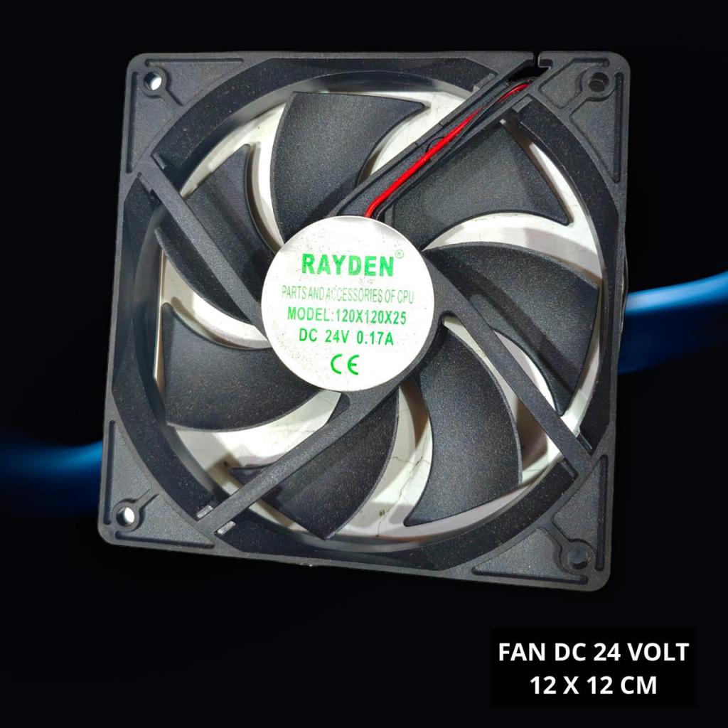 Jual Fan DC 24V 12x12 CM / 24 Volt Kipas Cooling 12 CM 24V | Shopee ...