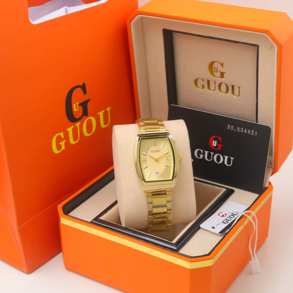 Jual GUOU ORYGINAL > JAM TANGAN GUOU ANALOG MODEL TERBARU TANGGAL AKTIF ...