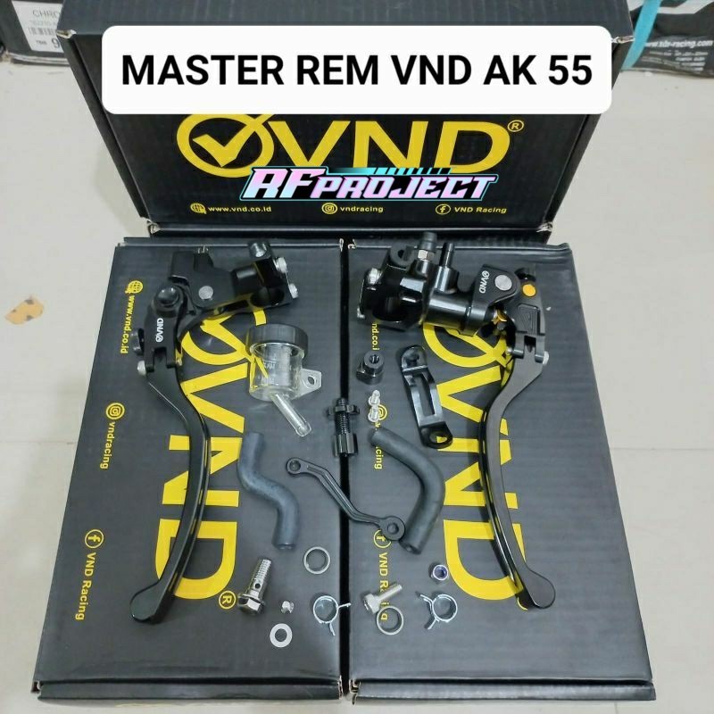 Jual Master Rem VND AK55 Tabung Pisah CNC Universal Radial Set Hendle ...