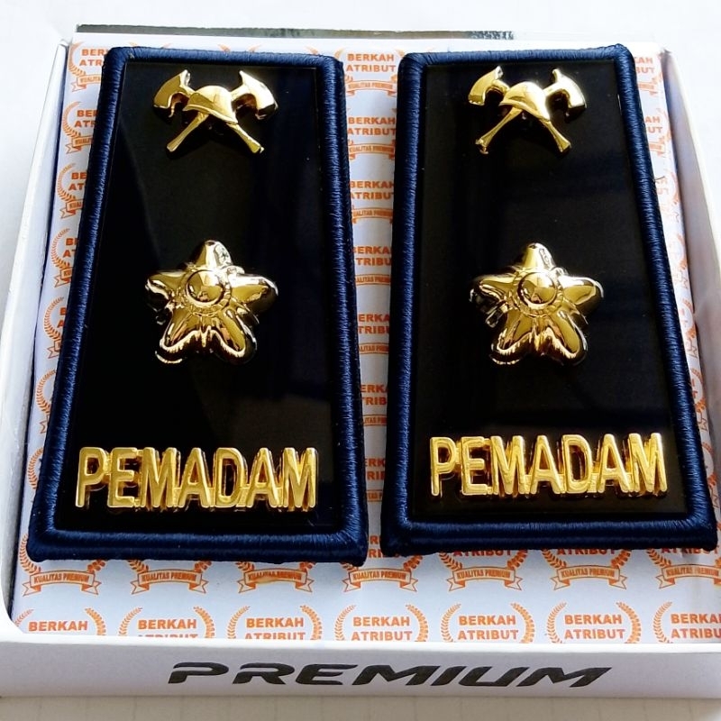 Jual Pangkat Pdh Pemadam/Damkar 3D Kain Akrilik | Shopee Indonesia
