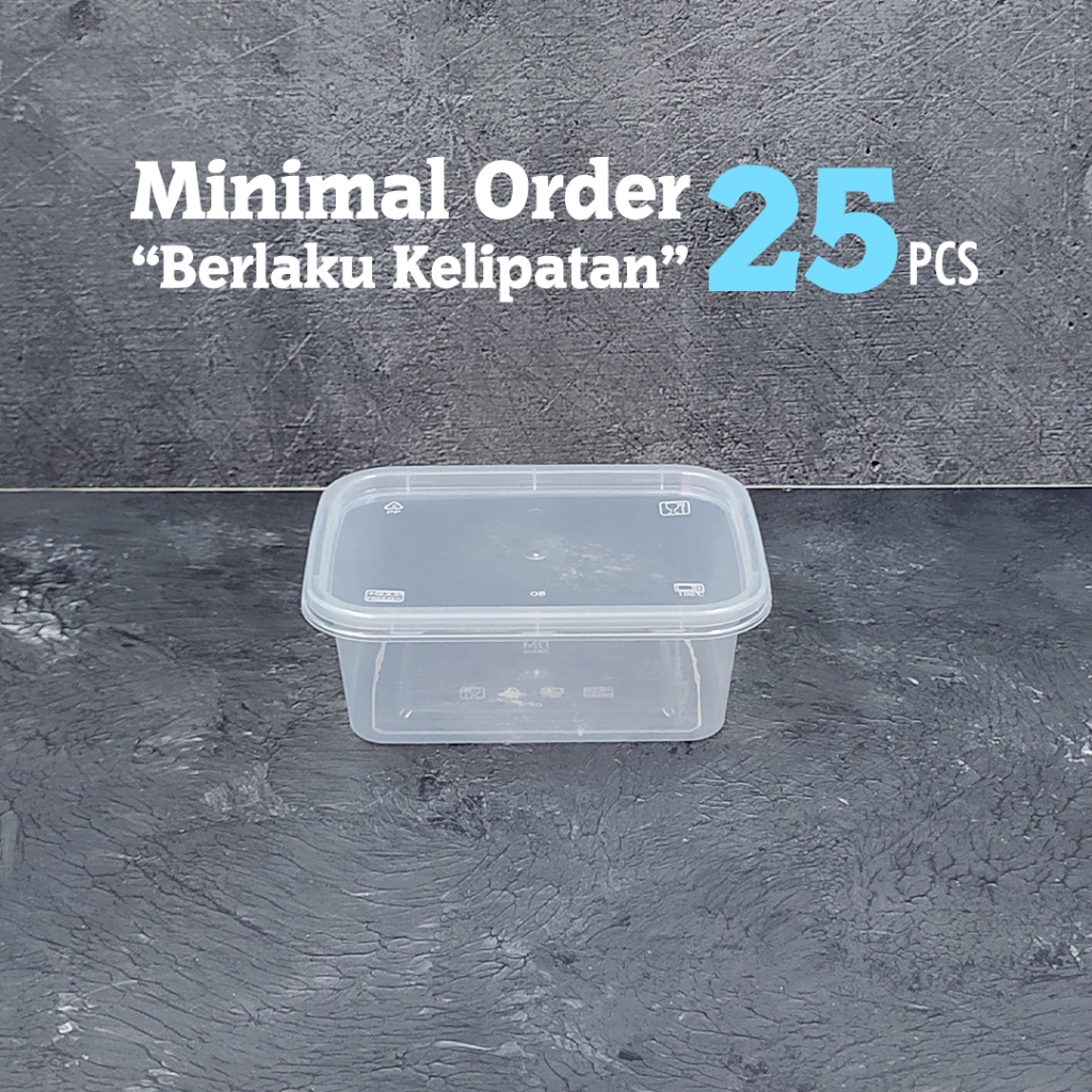 Jual Thinwall 200 ML REC / Box Thinwall 200ML / Kotak Makan Plastik 200ML / Thinwall Tegal ...