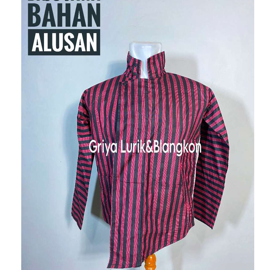 Jual Baju Lurik Surjan Alusan Bahan Katun Premis Halus pakaian Jawa Modern | Shopee Indonesia