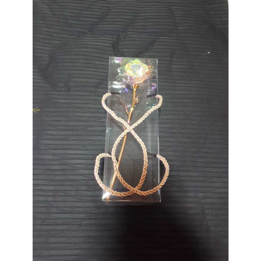 Jual Bunga Mawar Dekorasi Gold Foil Flower Galaxy Rose - AC0113 ...