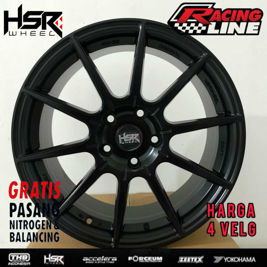 Jual VELG MOBIL RACING HSR RAI S2 RING 17 UNTUK INNOVA EXPANDER RUSH TERIOS ALPHARD VELLFIRE ...
