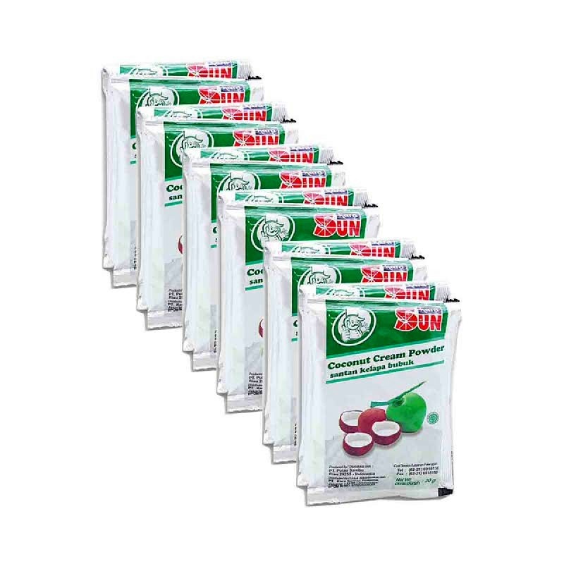Jual SUN KARA SANTAN BUBUK KELAPA RENCENG 10 x 20gr KELAPA COCONUT ...