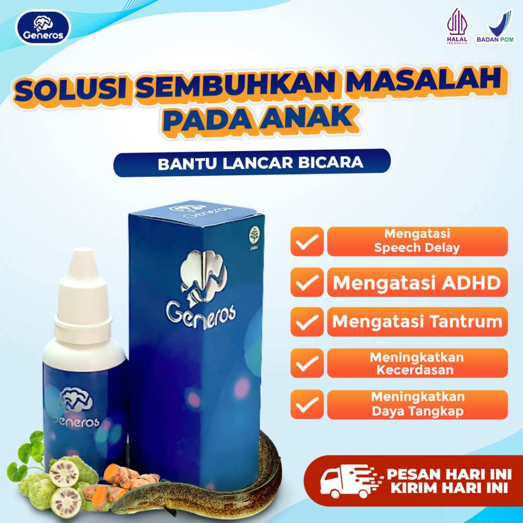 Jual Generos Nutrisi Premium untuk Anak Atasi Speech Delay dan ... Jual Generos Nutrisi Premium untuk Anak Atasi Speech Delay dan ...