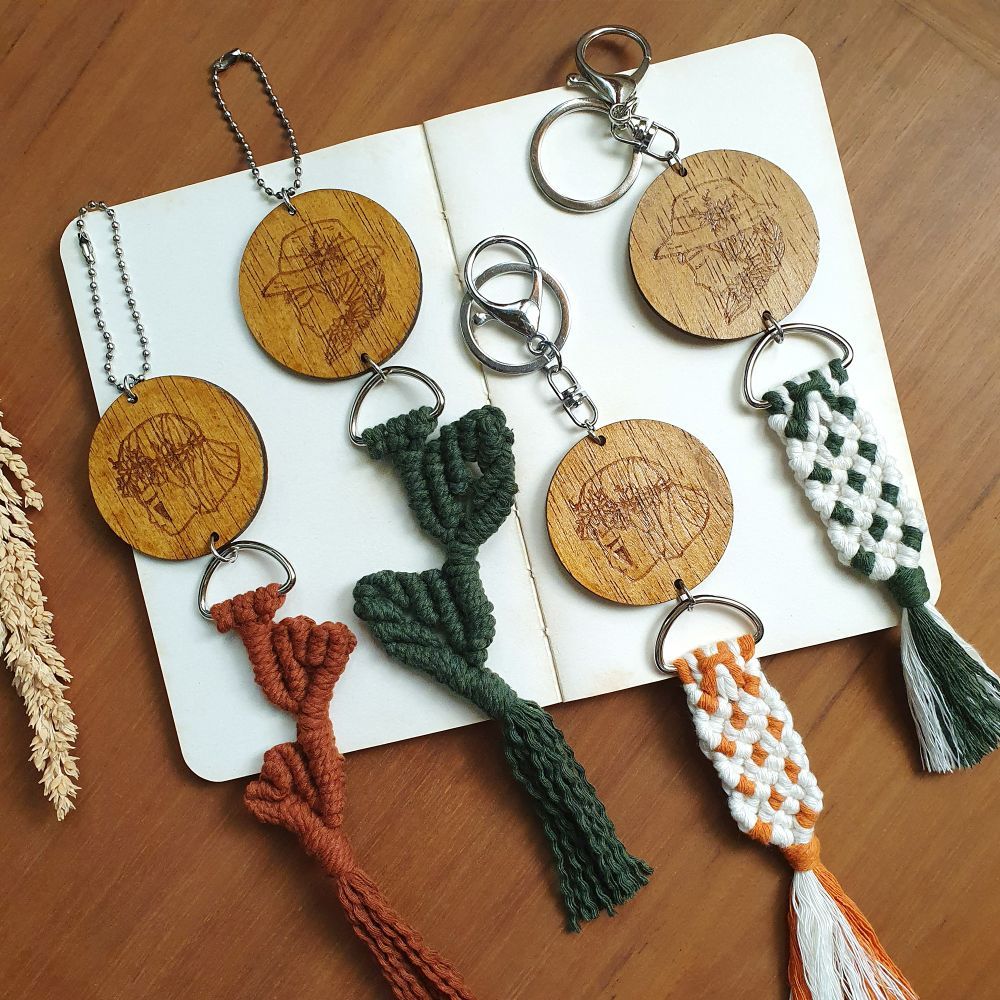 Jual CHOCCO STUFF Ghibli Macrame Keychain / Gantungan Kunci | Shopee ...