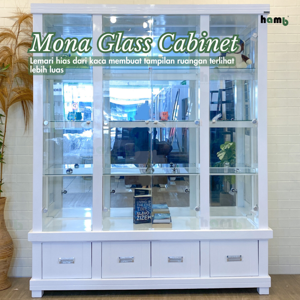 Jual lemari hias/buffet hias/lemari kaca/buffet kaca/lemari piala ...