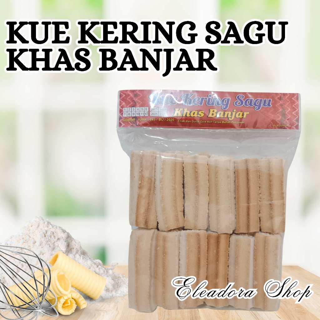 Jual Kue Kering Sagu Khas Banjar - Kemasan Plastik 200gram | Shopee ...