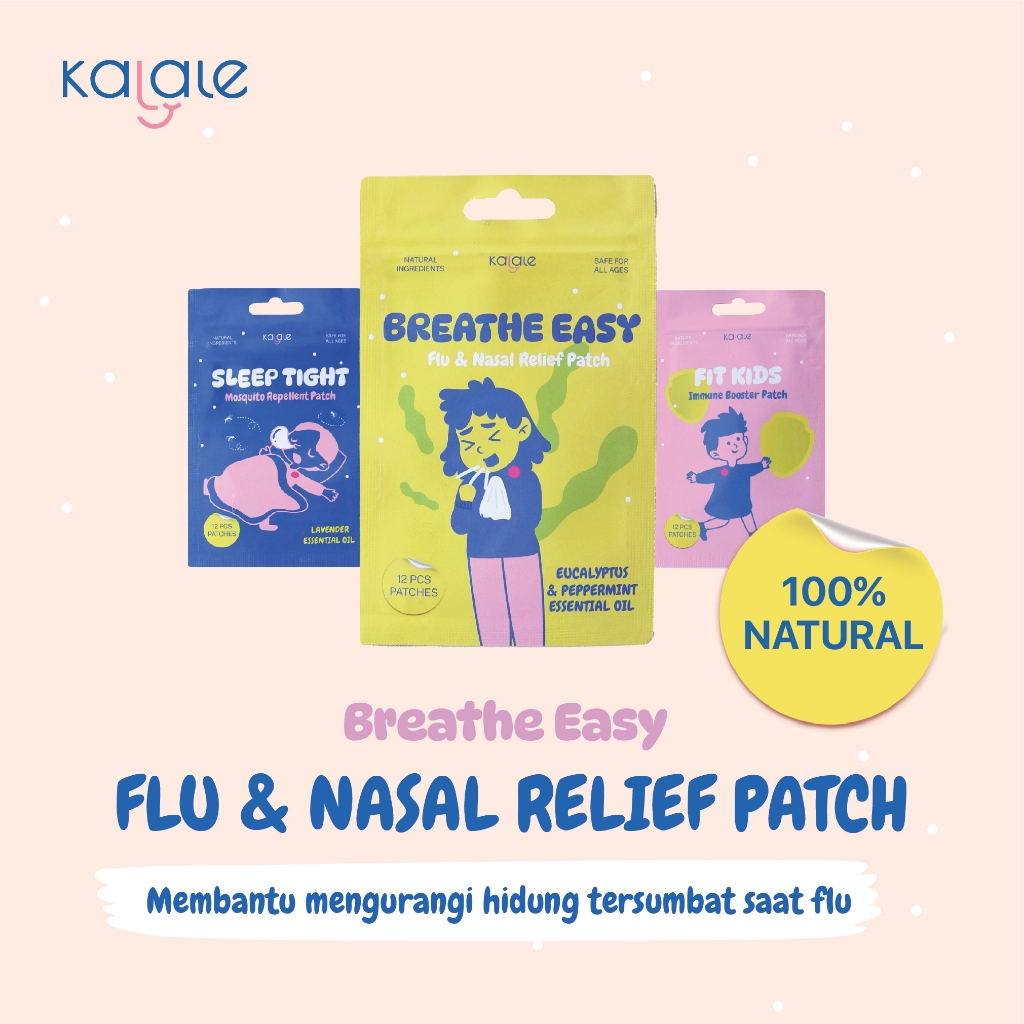 Jual Kalale Flu & Nassal Relief Patch Stiker Anti Flu Pilek Hidung ...