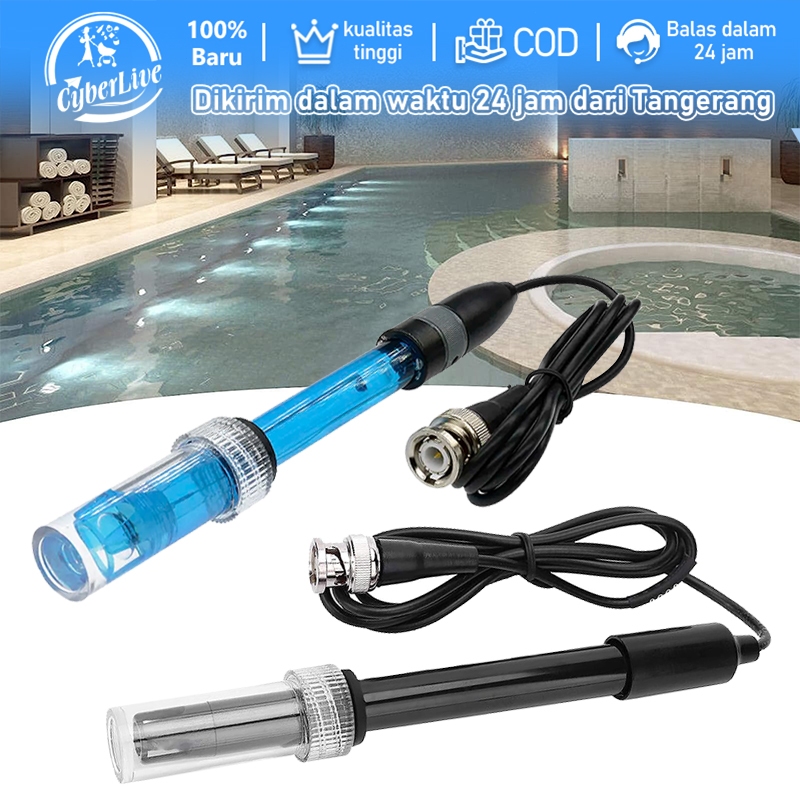 Jual PH Electrode Probe BNC Connector Aksesori Pengukur PH Sensor ...