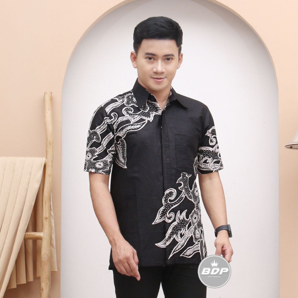 Jual Dianputri Batik Pria | Baju Batik Pria | Batik Pria Lengan Pendek ...