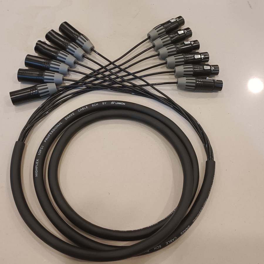 Jual Kabel Snake SEETRONIC ORIGINAL - Isi 6 XLR Input Output - 2 Meter ...
