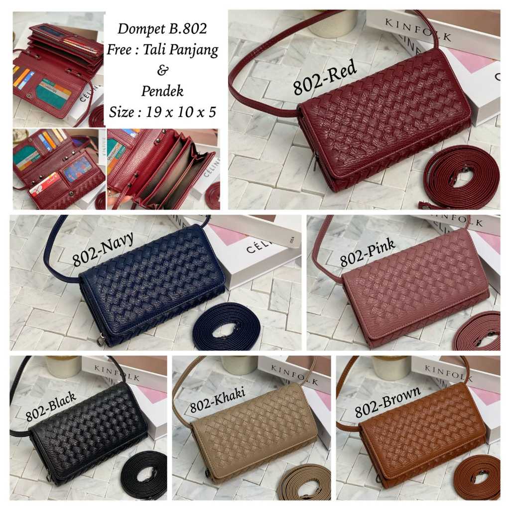 Jual DOMPET BOTEGA PANJANG FULL ANYAM ADA TALI PANJANGNYA | Shopee ...