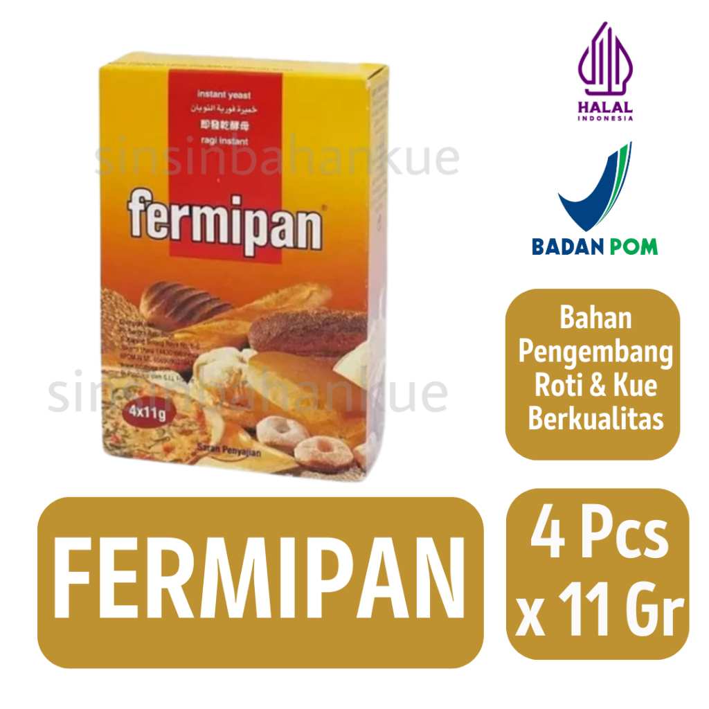 Jual Ragi Fermipan Kemasan Sachet [11 Gram] | Shopee Indonesia
