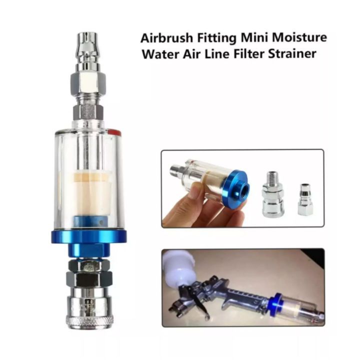 Jual FILTER UDARA SPRAY GUN FILTER UDARA KOMPRESOR MINI 1/4 WATER OIL ...