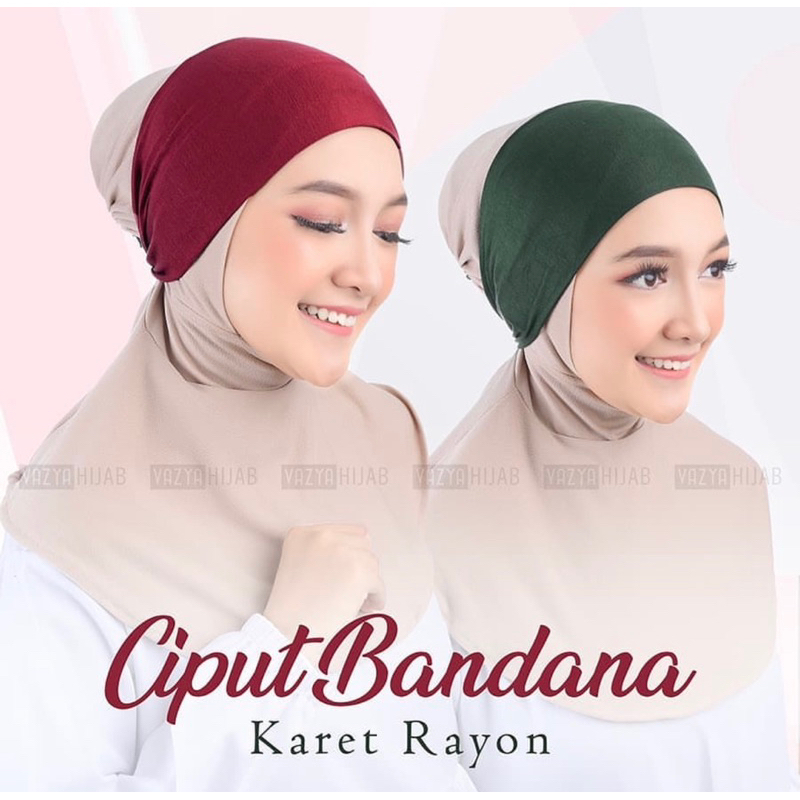 Jual Ciput Bandana Jersey Premium - Inner Bando Karet - Iket Kaos ...