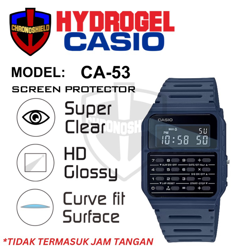 Jual Antigores Jam Tangan Casio CA 53 ca53 Hydrogel | Shopee Indonesia