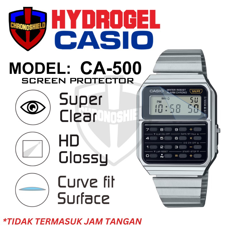 Jual Antigores Jam Tangan Casio CA 500 ca500w Hydrogel | Shopee Indonesia