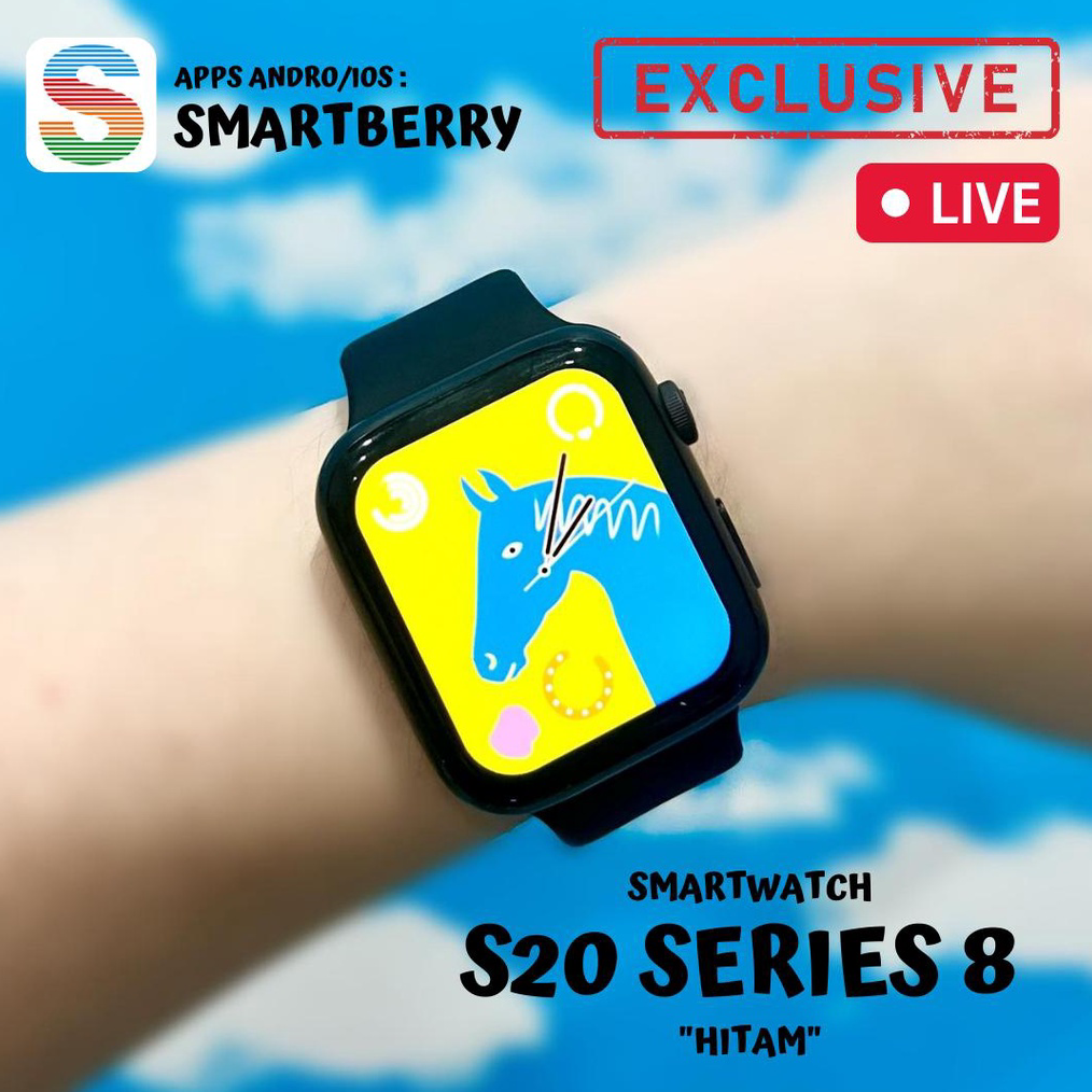 Jual Terkini∞Smartberry ORI 100% Watch 8 S20 | Shopee Indonesia