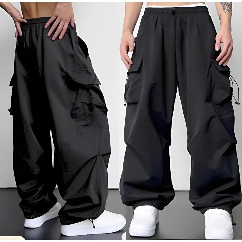 Jual celana baggy cargo gombrang komprang parasut panjang streetwear ...