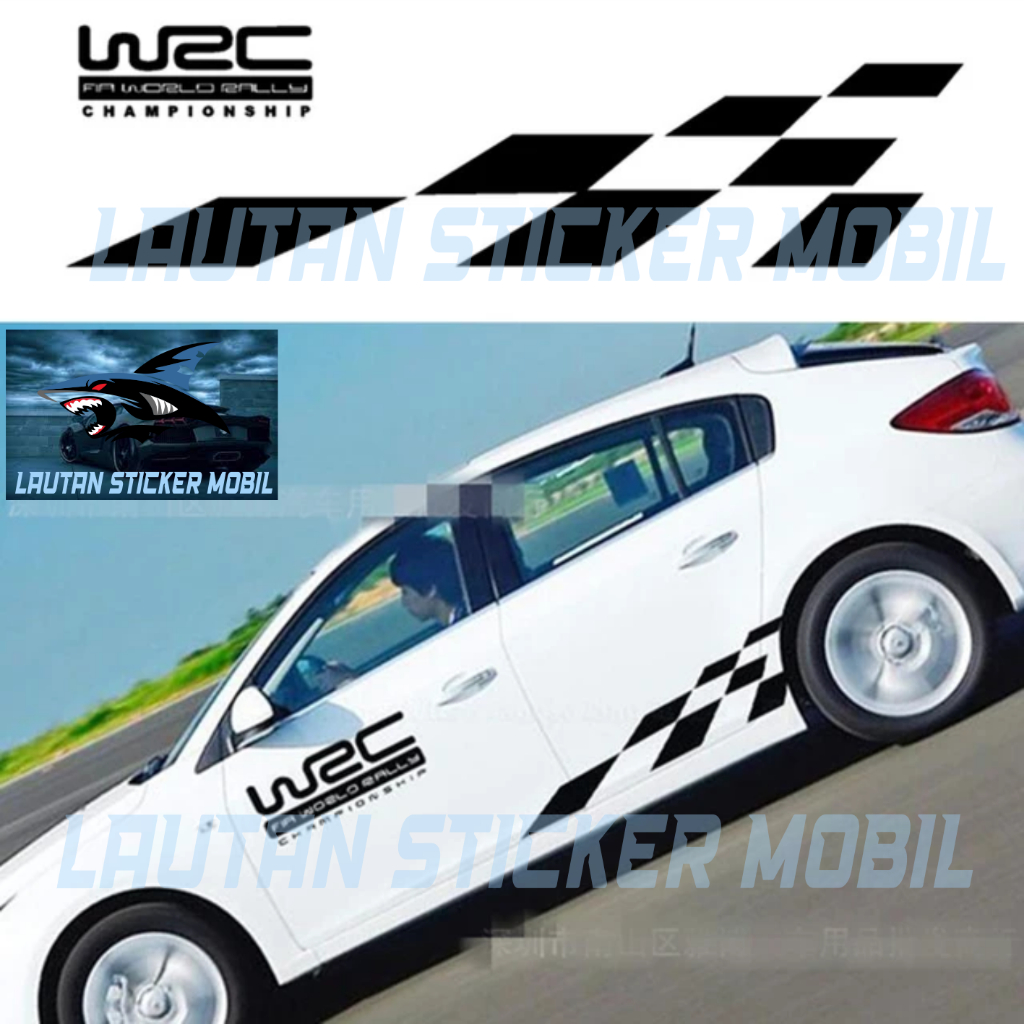 Jual STIKER STICKER MOBIL BRIO STICKER MOBIL HONDA BRIO WRC WORLD ...