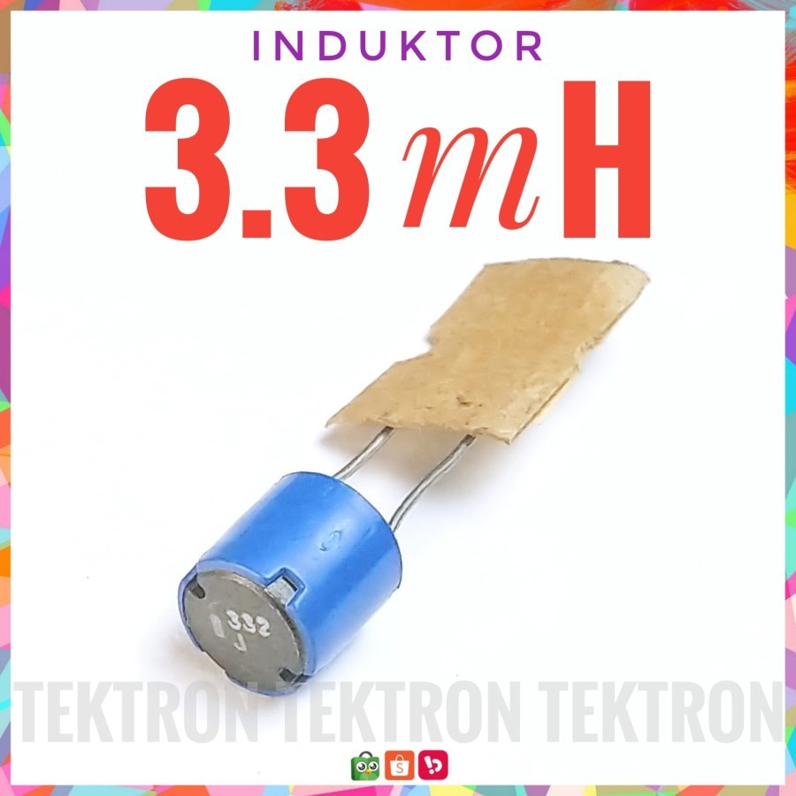 Jual INDUKTOR 3.3mH Inductor 332 Lilitan Filter 3.3 mili Henry 3.3 mH RFC | Shopee Indonesia