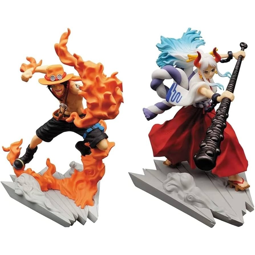 Jual Figure One piece SENKOU Zekei PORTGAS D'ACE YAMATO Set 2pcs | Shopee Indonesia