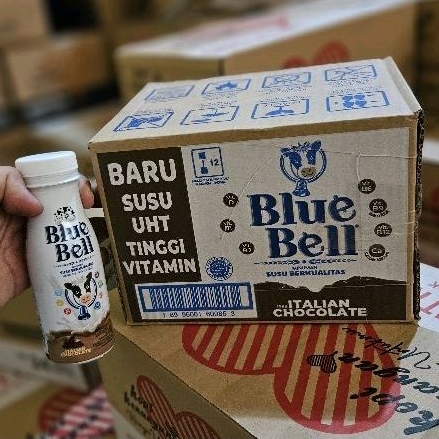 Jual ED 12.25 CTN 12*200ML - BLUE BELL ITALIAN CHOCOLATE ISI 12 BOTOL / BLUEBELL SUSU UHT TINGGI ...