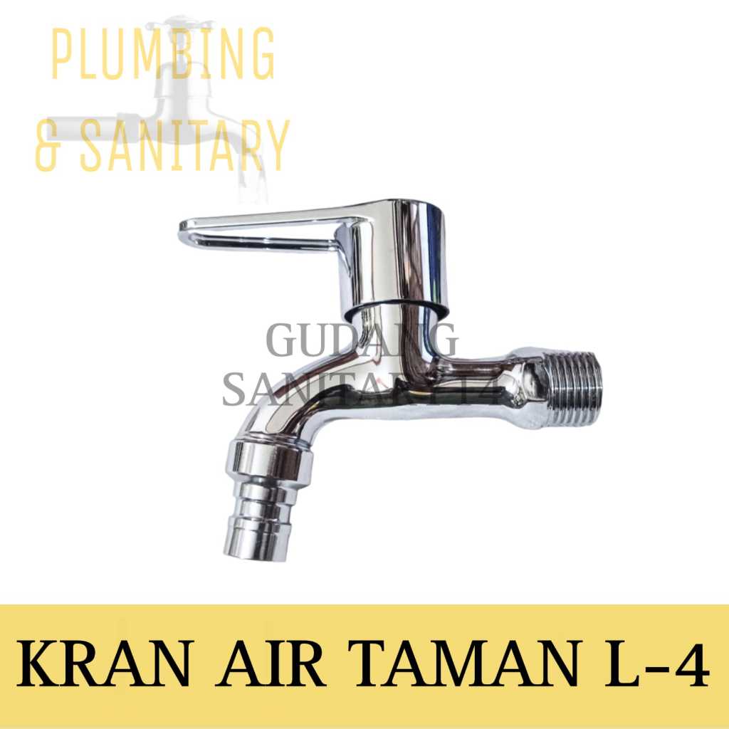 Jual Kran air taman minimalis L-4 / Kran taman chrome murah kran kamar ...