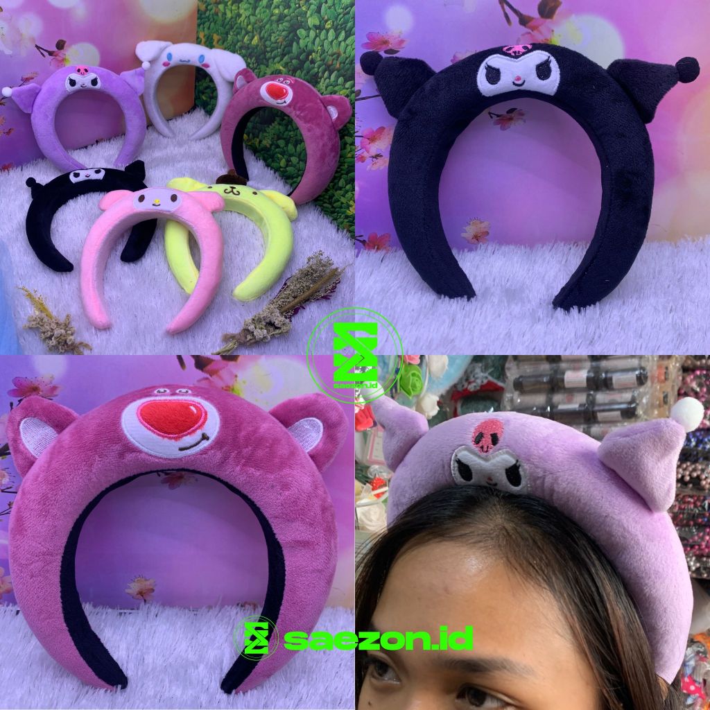 Jual BANDO BUSA WANITA KARAKTER SANRIO DAN LOTSO FASHION KOREA PILIH ...