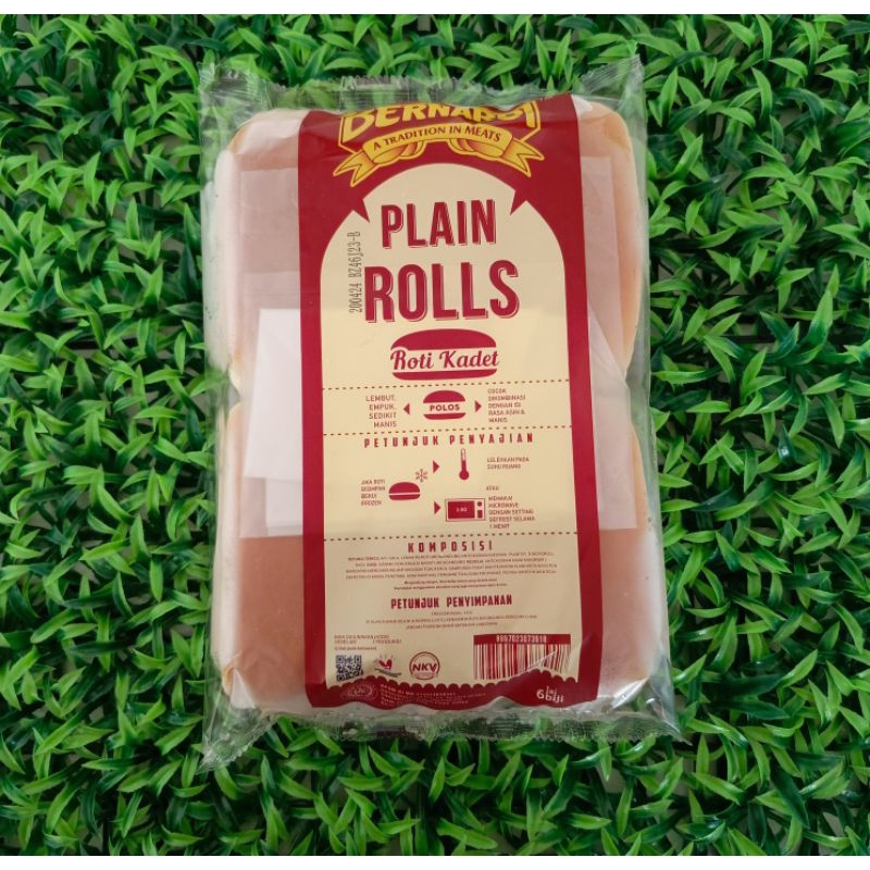 Jual Bernardi Plain Rolls (Roti Hotdog Besar) - Isi 6 pcs | Shopee ...
