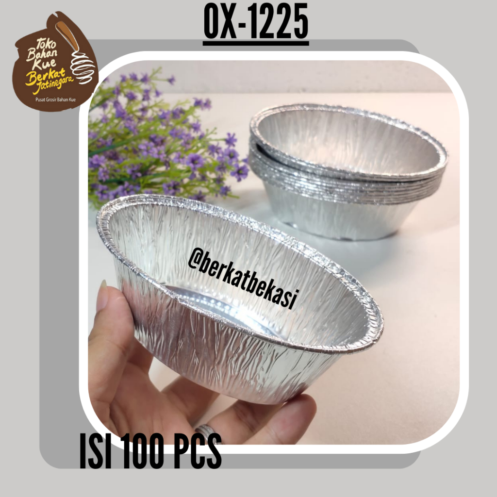 Jual ALUMUNIUM FOIL TRAY OX 1225 / ALUMINIUM / WADAH MAKANAN (BALL ...