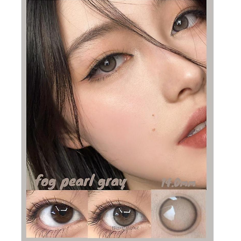 Jual Softlens FOG PEARL MINUS -0.50 S/D -6.00 by mystic eyes mysticeyes FOG PEARL GREY BROWN ...