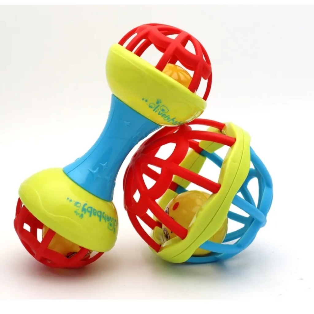 Jual Mainan Edukasi Anak Rattle Teether Mainan Genggam Anak Gigitan ...