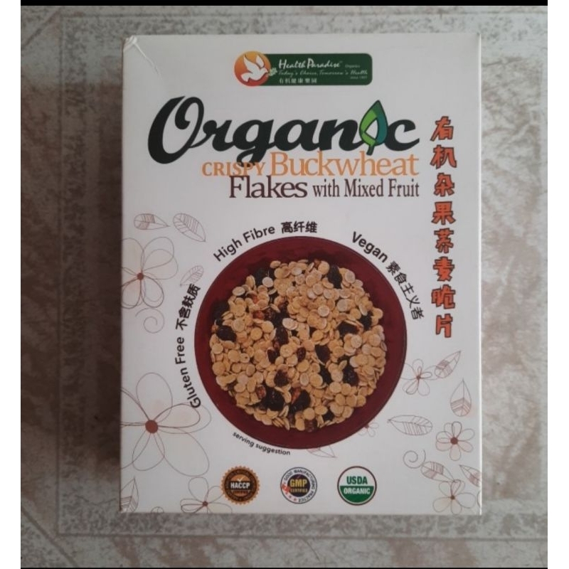 Jual Organic Crispy Buckwheat Flakes with Miced Fruit 300g. | Shopee ...