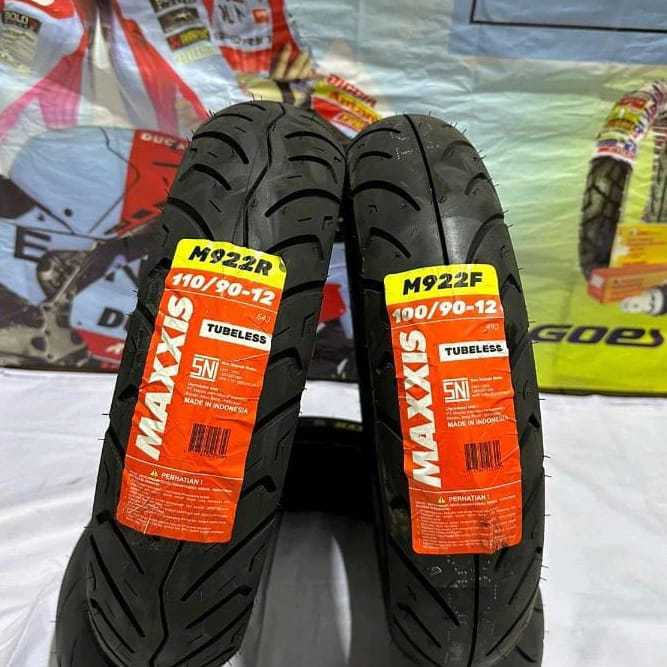 Jual Ban maxxis m922 f/r untuk scopy donat ukuran ban depan 100/90-12 ...