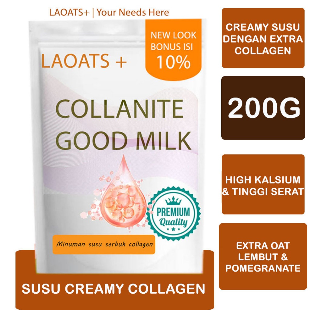 Jual Susu Colagen Laoats (200G) | Shopee Indonesia