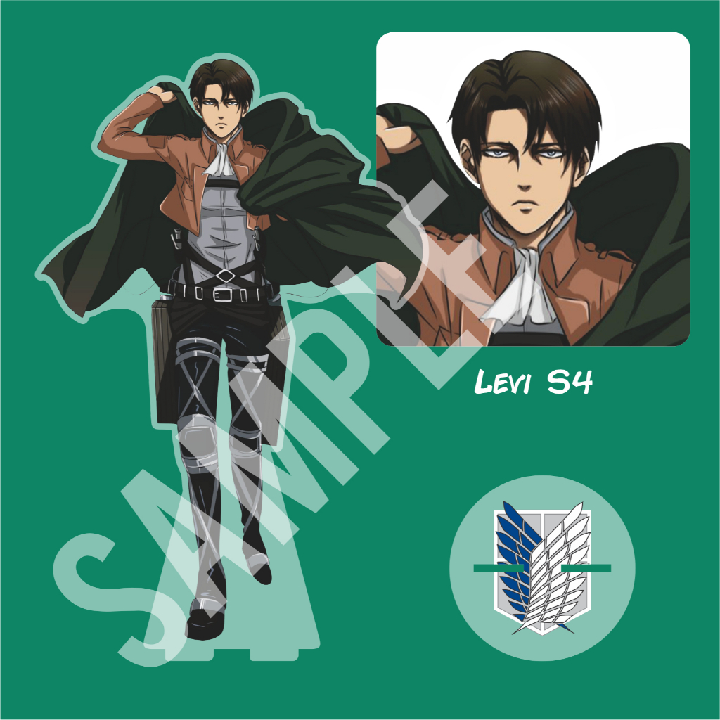 Jual Standee Akrilik Attack on Titan Action Figure | Shingeki no Kyojin ...