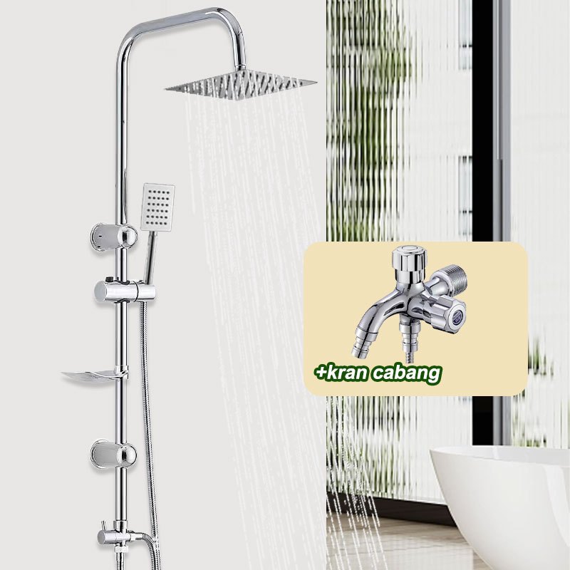 Jual Shower Set Kamar Mandi Rain Shower/Set Shower Air Panas Dingin ...