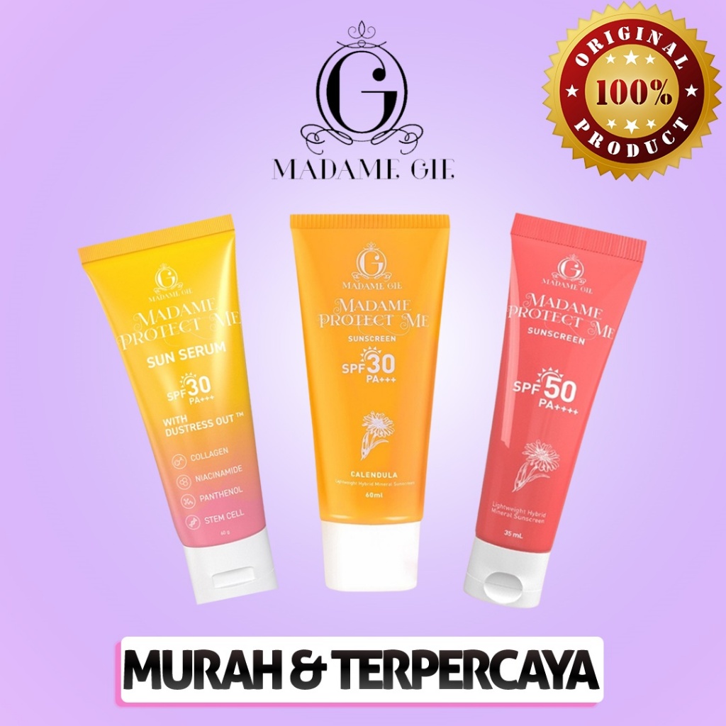 Jual Madame Gie Madame Protect Me Sunscreen spf 30+++ / Tinted ...