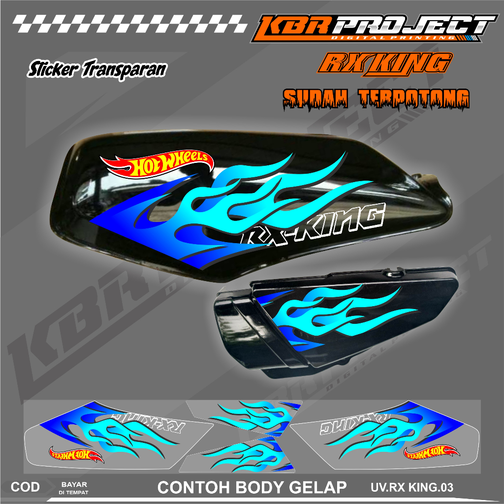 Jual RX KING MOTIF API STIKER STRIPING TRANSPARAN PREMIUM MOTOR KEREN ...