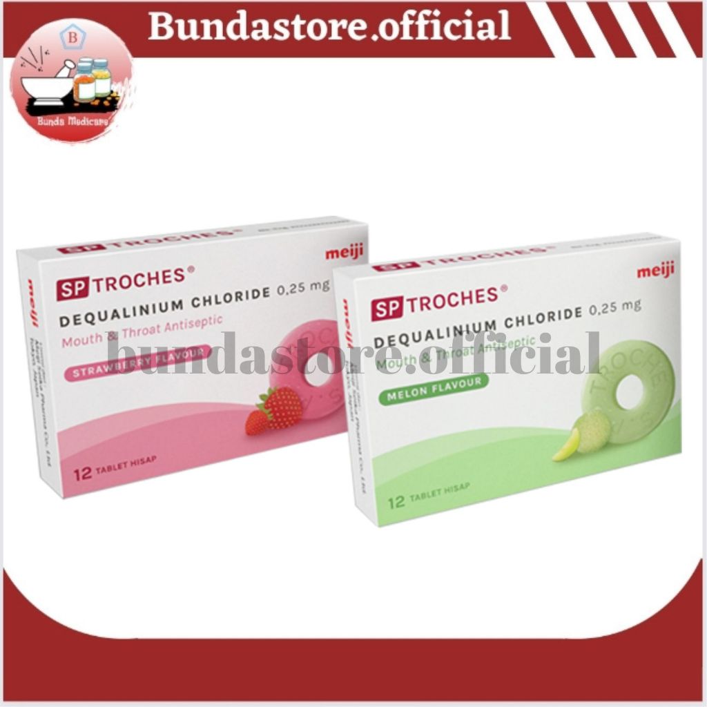Jual SP Troches Meiji 12 Tablet l Permen Radang l Sakit Tenggorokan ...
